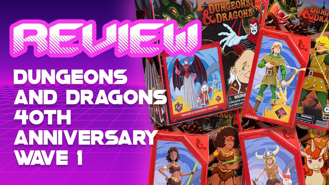 Dungeons & Dragons 40th Anniversary Venger, Dungeon Master, Hank, Diana ...