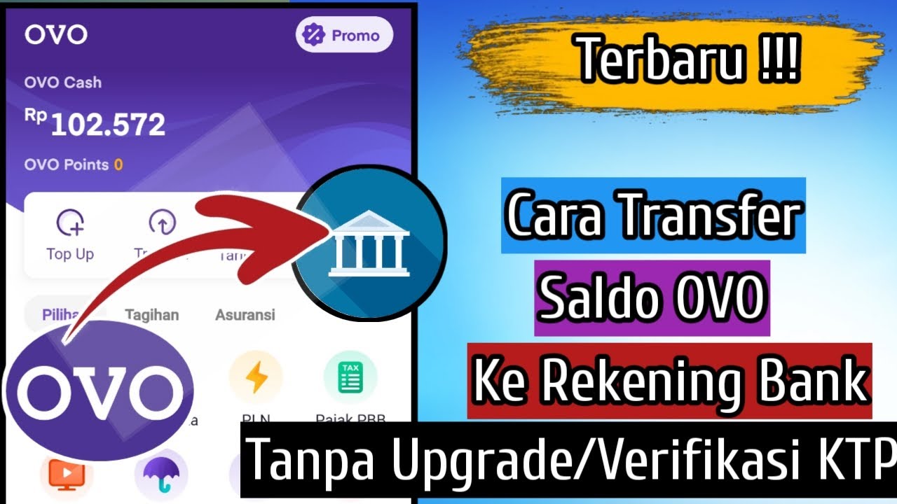 Cara Transfer Saldo OVO ke Rekening Bank Tanpa Upgrade / Tanpa ...