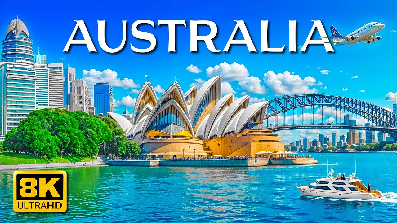 8K Australian Landscapes - Travel Around Australia with flying over ...