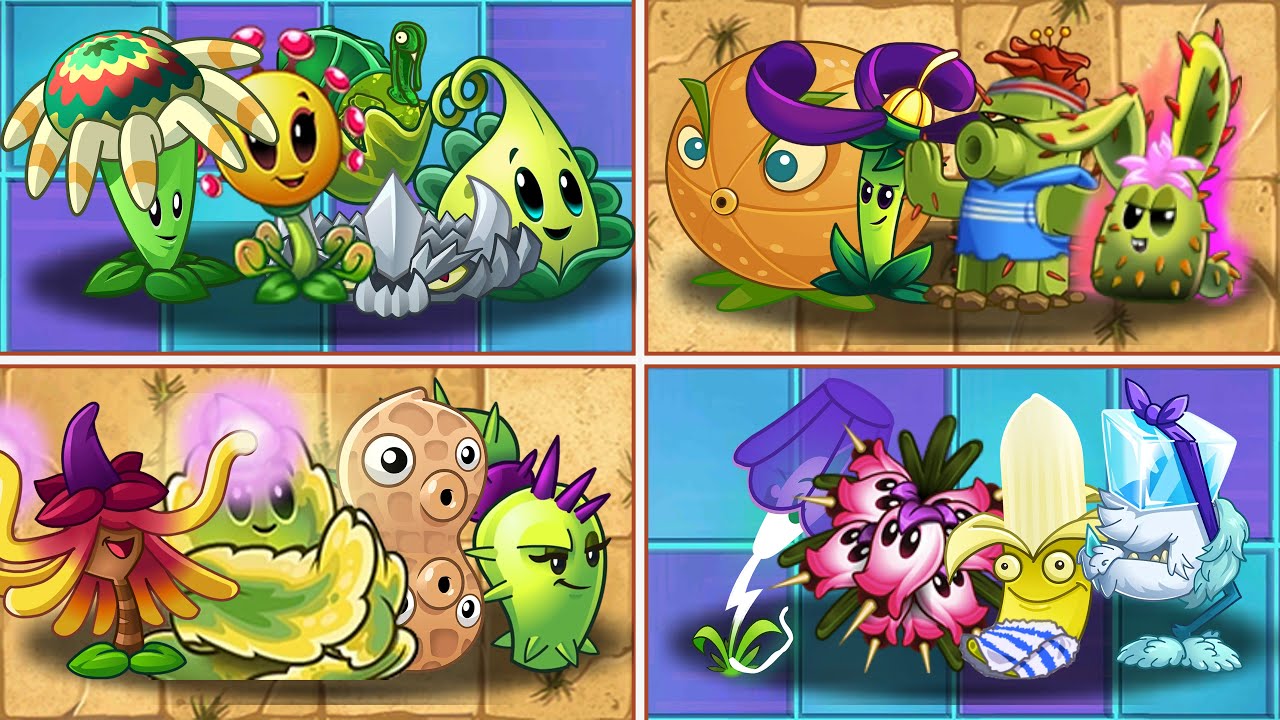 Pvz 2 Plant Teams - Plant Teams Max Level vs Zombie Teams - Which is the best team? Plants vs ...