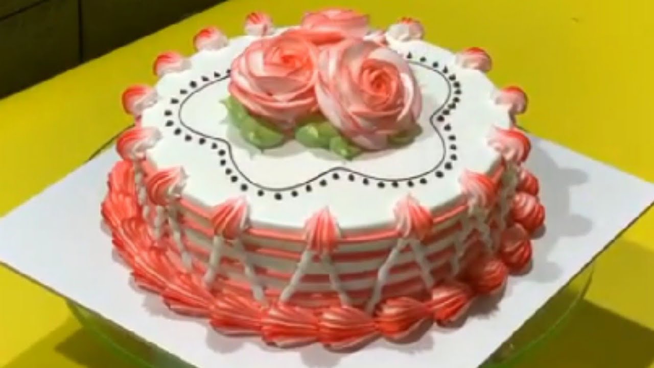 Tort tayyorlash. Tort bezatish - YouTube