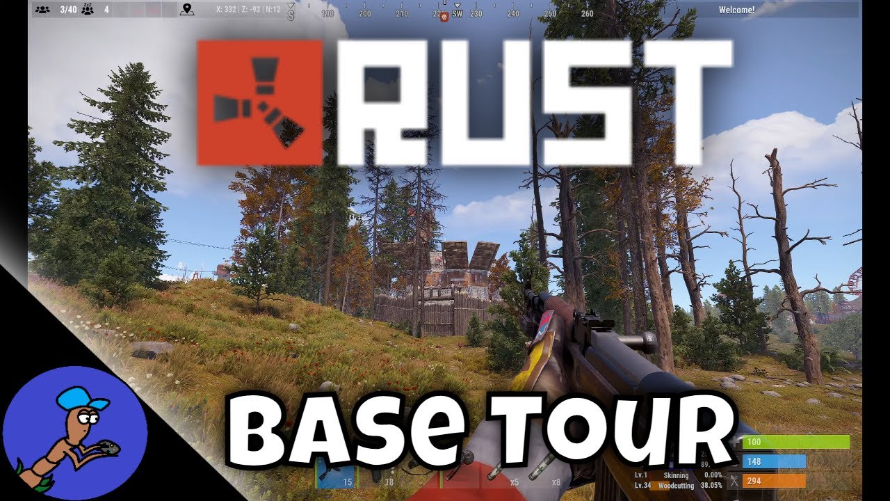 Ultimate Rust Base Tour The Perfect Mix of Defense & Style - YouTube
