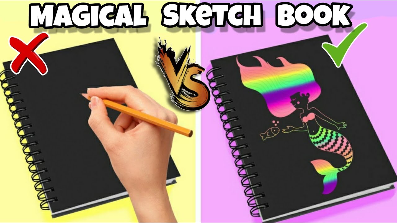 MAGICAL sketch BOOK: Tutorial//How to use MAGICAL sketch book 🪄 ...