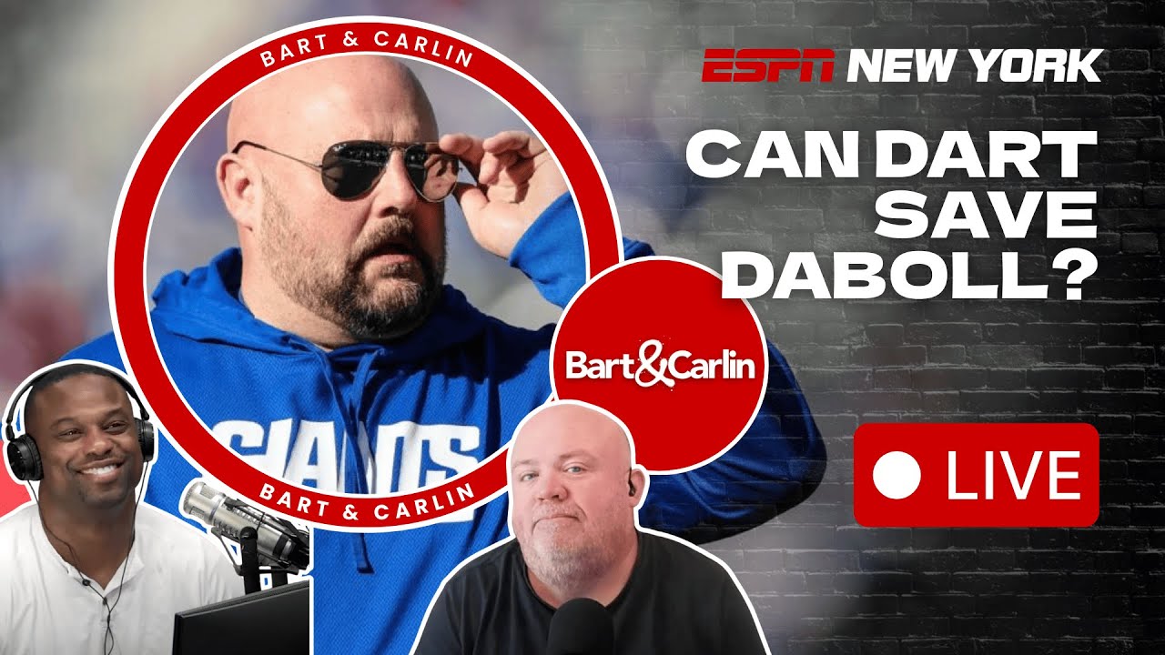 Giants & Jets QB Talk + Mets October Hopes - Bart & Carlin - 9/25/25 ...