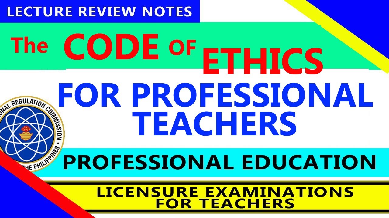 Articles 1- 6 | The Code of Ethics for Professional Teachers | Lecture ...
