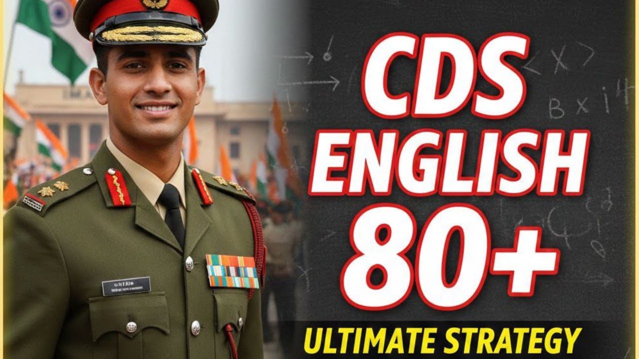 CDS English Ultimate Strategy| Score 80+ in CDS English| CDS Strategy ...