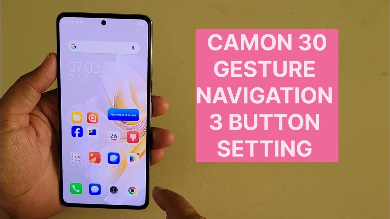 Tecno Camon 30 Gesture And NAVIGATION Setting - YouTube