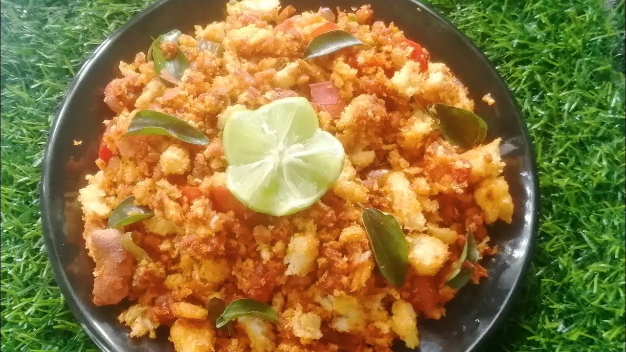 Bread uppuma|simple uppuma recipe/Easy breakfast and evening snack ...