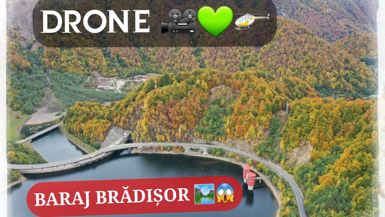 Lacul Brădișor filmat cu #drona🚁🥰🏞🌲🌳🍂🍁 #Vâlcea #transalpina #bradisor # ...