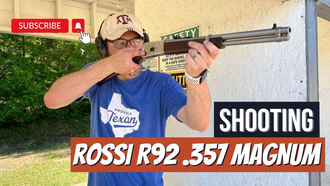 Shooting the Rossi R92 .357 Magnum - YouTube