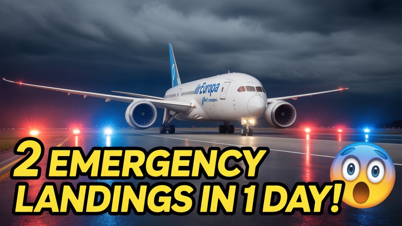 Boeing 787 Makes TWO Emergency Landings in One Day! 😱 ️ - YouTube