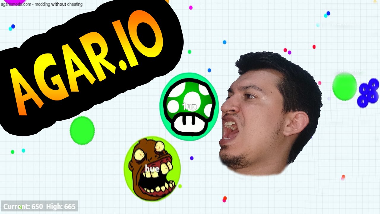 Agario MODS - Me como todo - Estoy en el TOP - YouTube