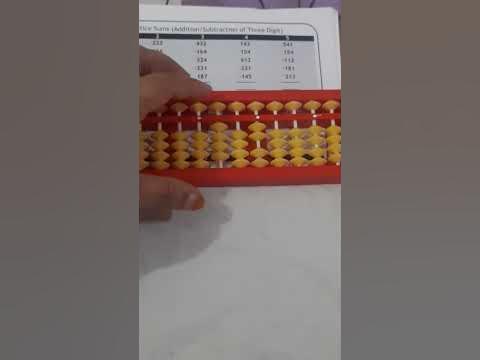Abacus Level 3 VIDEO 6 Addition and subtraction of 3 digit numbers ...