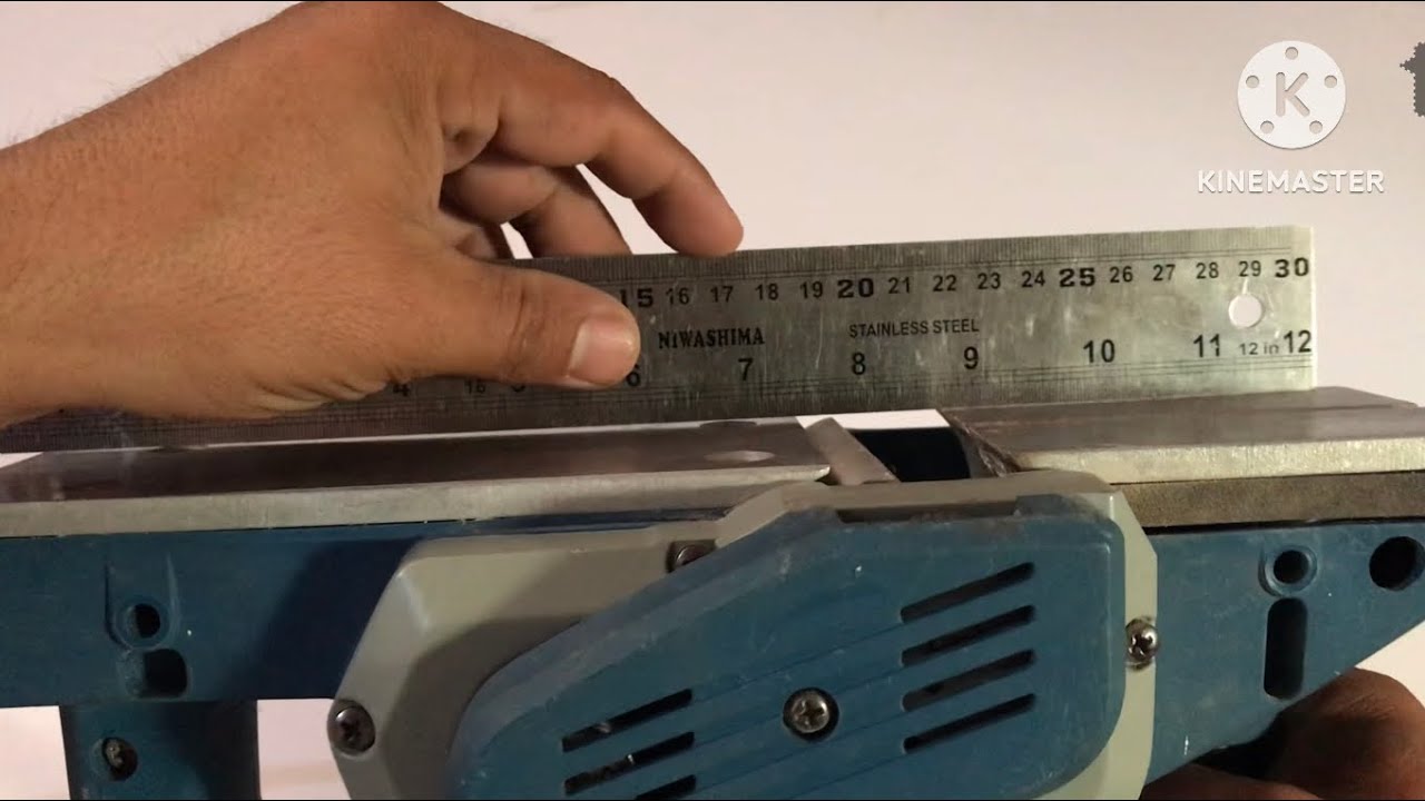 Easy Electric hand Planer Set Up - Woodworking - YouTube