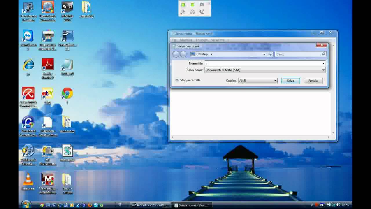scherzi per il pc con il blocco note.flv - YouTube