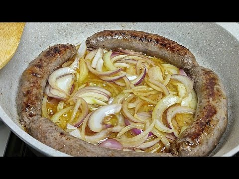 How to Cook Wors with Onions Recipe | Wanna Cook - YouTube