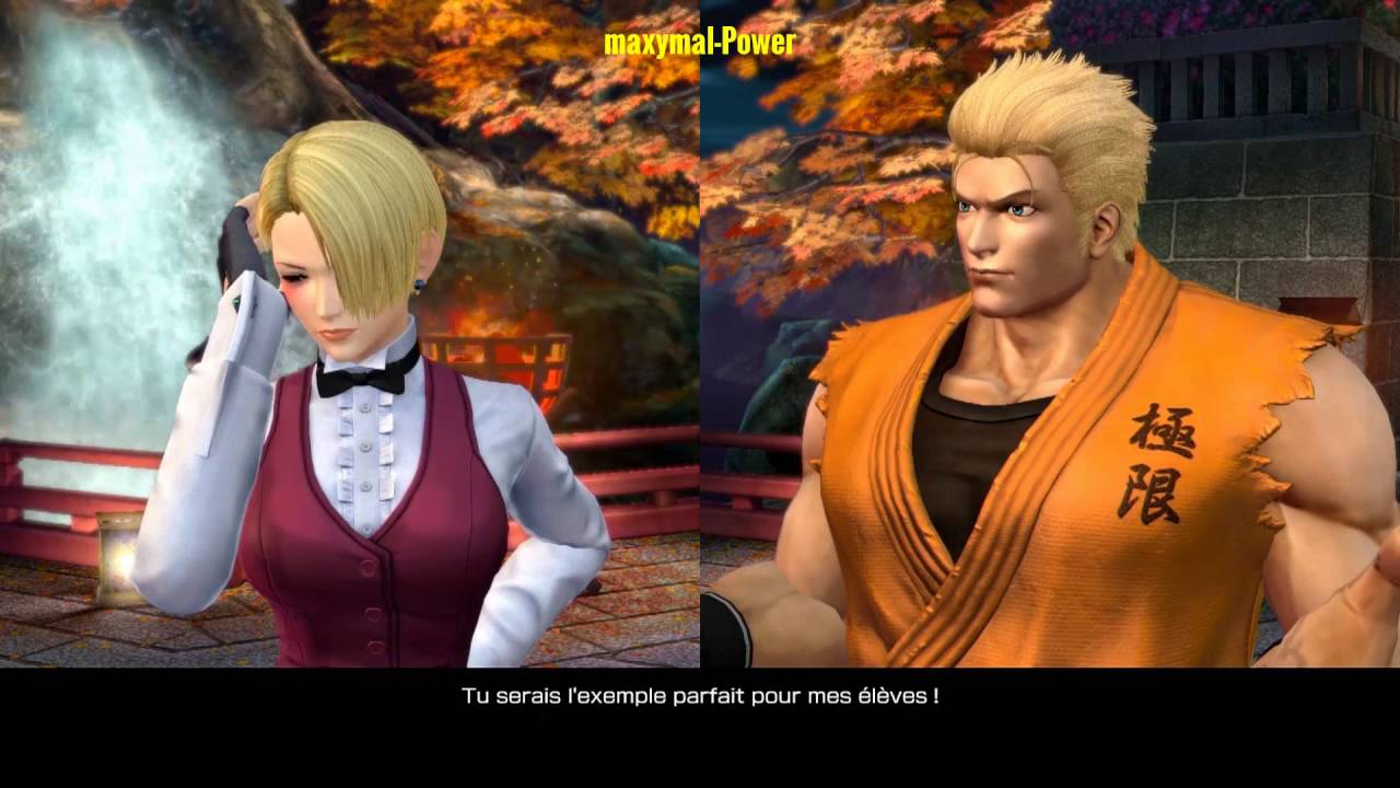 KOF XIV (PS4) - " Story " mode - Cutscene " King versus Ryo Sakazaki ...