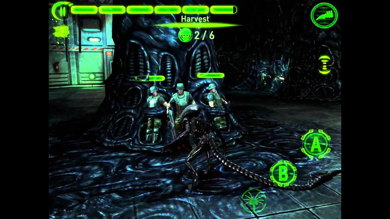 AVP Evolution HD Walkthrough - Alien side mission 3 - Protecting the ...