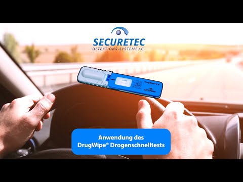 Anwendung des DrugWipe Drogenschnelltests