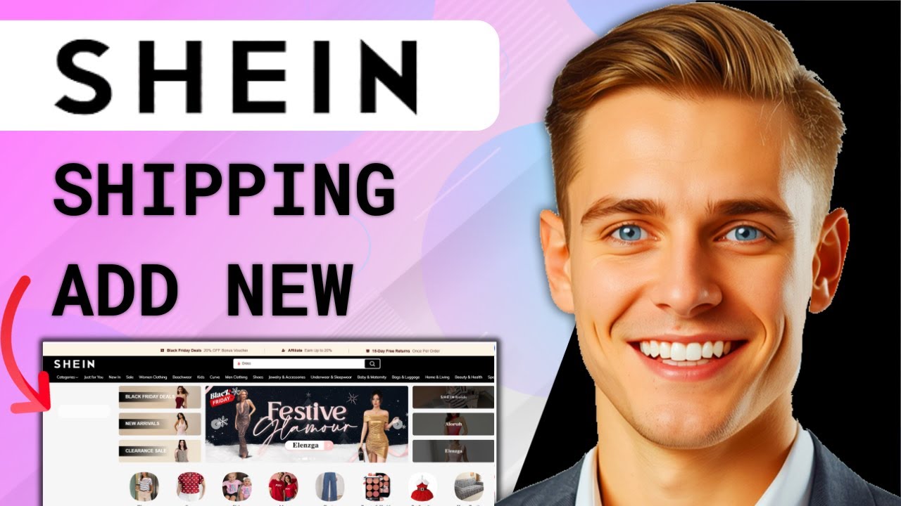 How To Add New Shipping Address On Shein on laptop or pc - YouTube