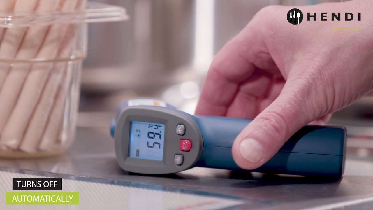 HENDI Infrared thermometer 271148 - YouTube