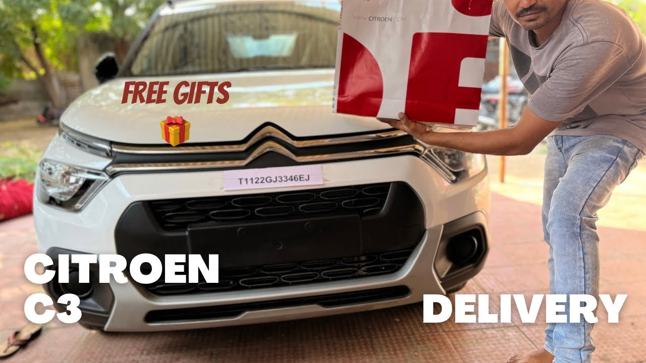 Citroen C3 delivery & free gifts by Citroën || Taking delivery of ...