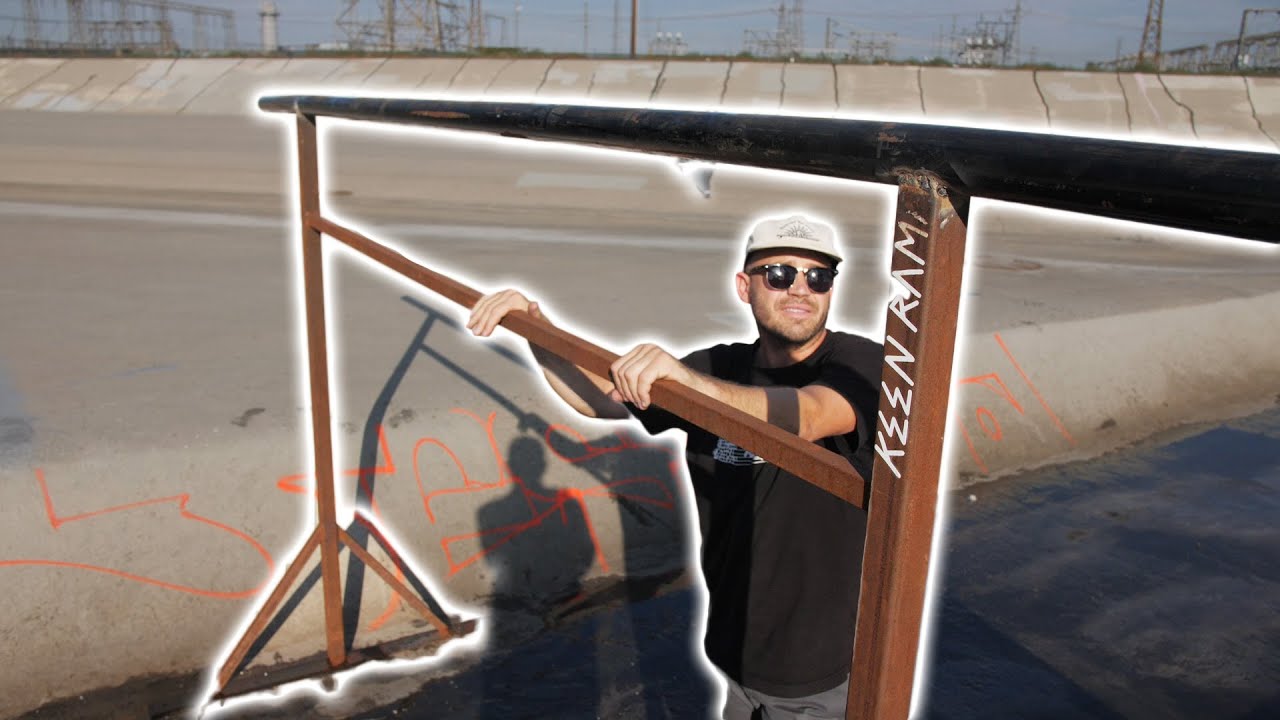 7FT TALL RAIL OVER RIVER!! Pt 2. - YouTube