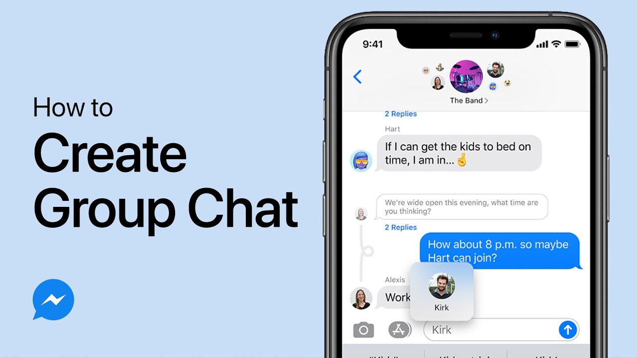 How To Create a Group Chat on Facebook Messenger - YouTube