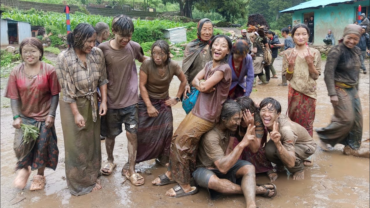 Mud festival to wash away diseases according to Kham Magar culture ...