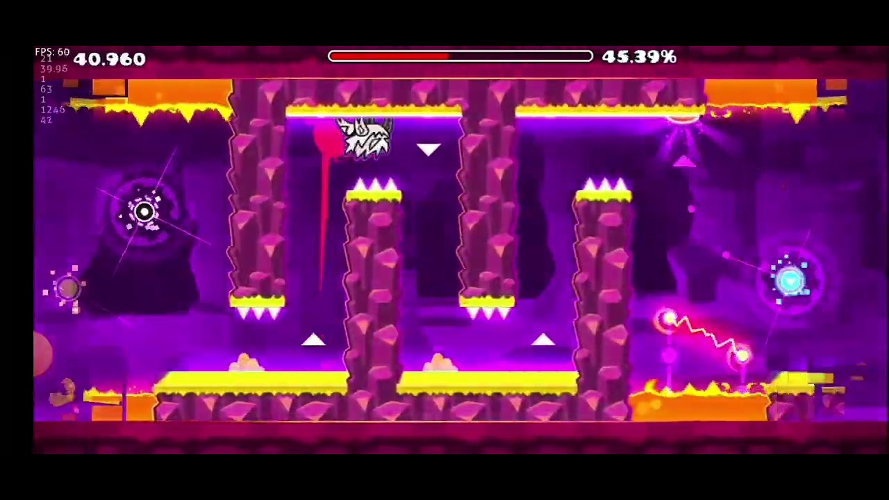 JUGANDO GEOMETRY DASH FINGERDASH MOMENTO INSANO LOL - YouTube
