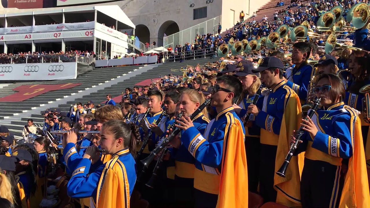 The famous UCLA Marching Band - UCLA USC rivalry - YouTube