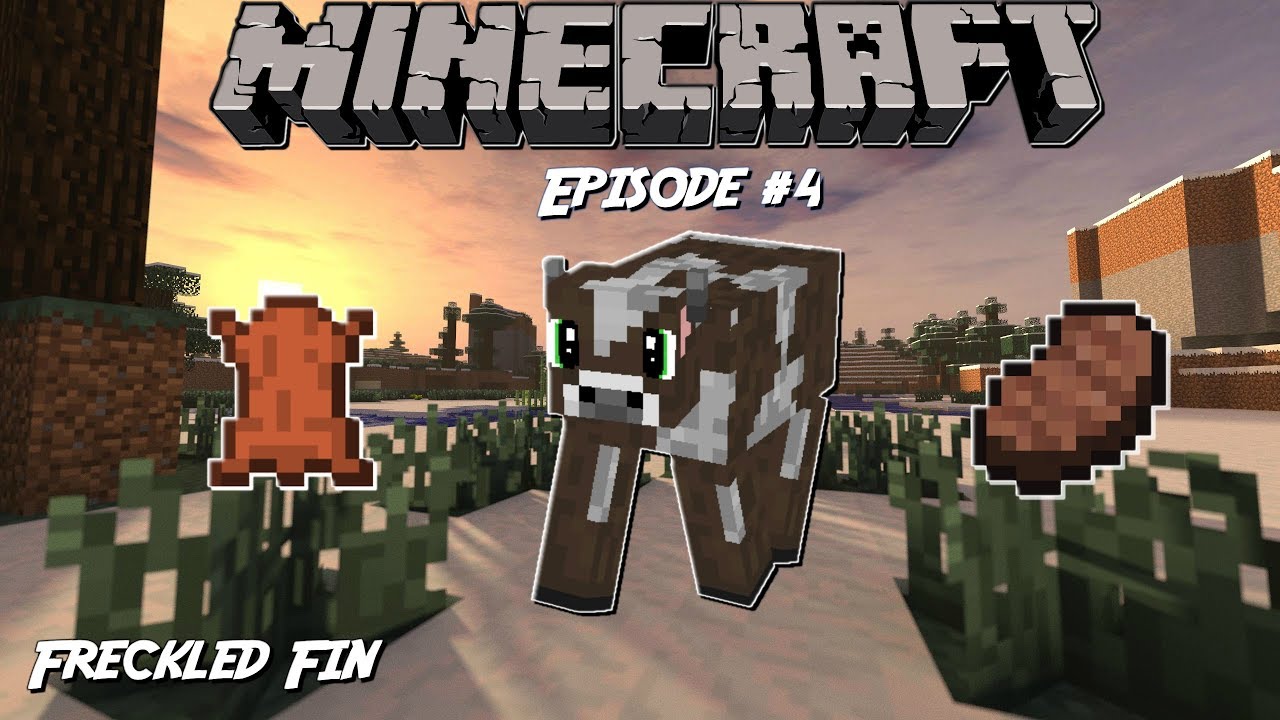 Minecraft Cow Farm Guide (WHO NEEDS LEATHER?) - Episode #4 - YouTube