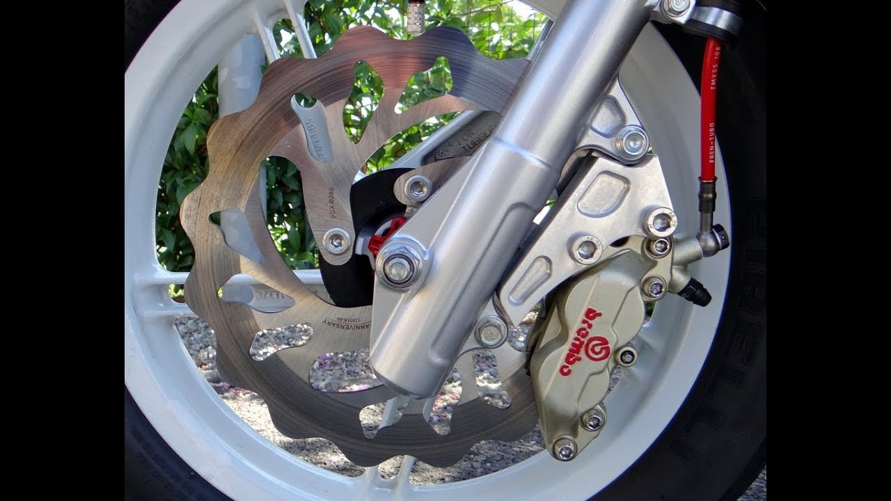 Pcx brake test (Brembo 260 mm) (max volume) - YouTube