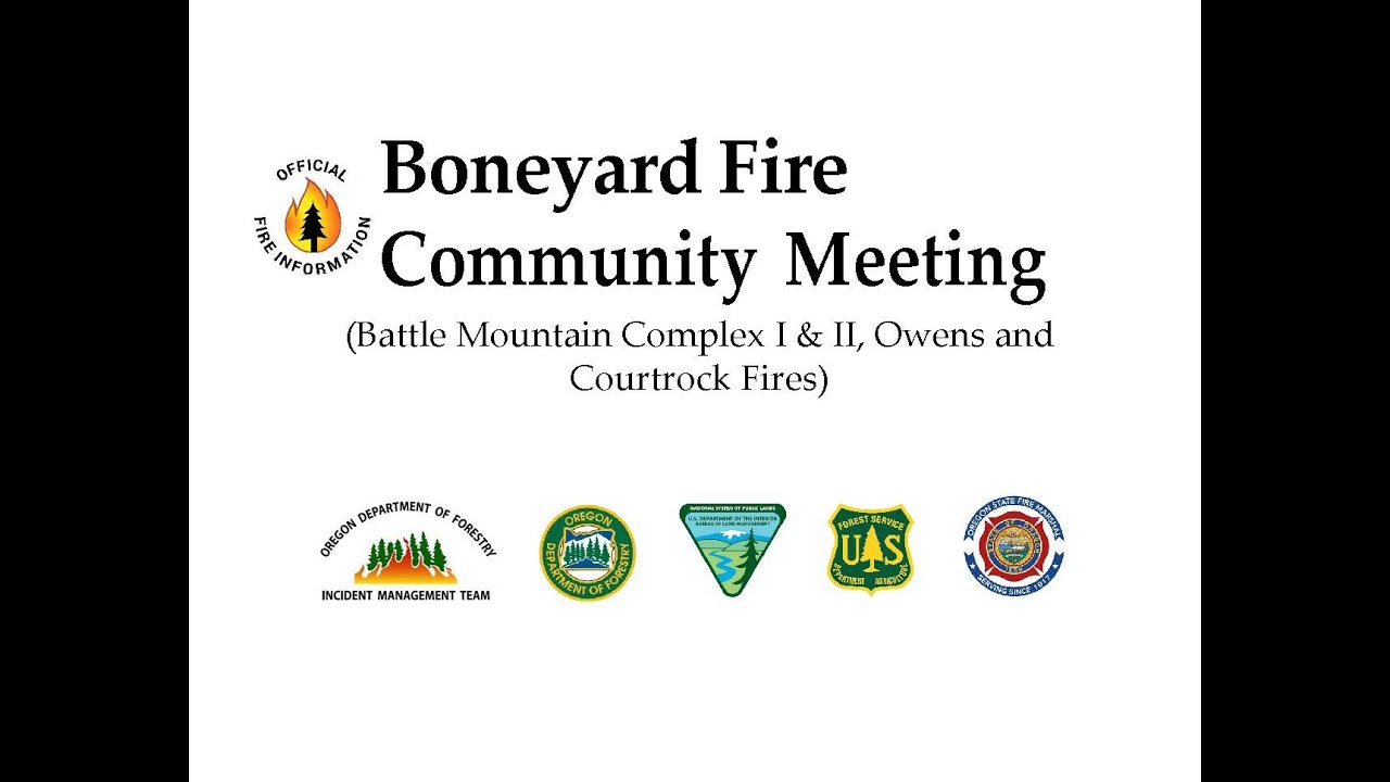Battle Mountain Complex Zone I & II, Courtrock Fires Community Meeting ...