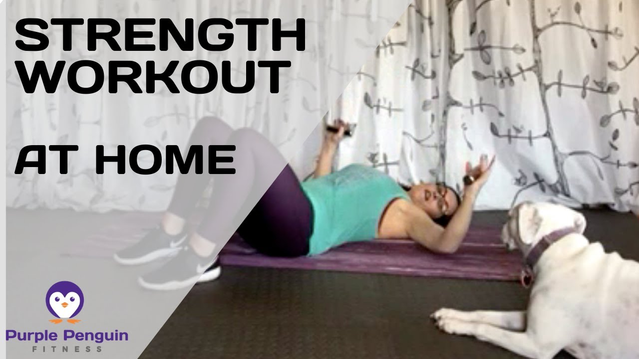 Full Body Strength Training Circuit Workout with Dumbbells at Home ...