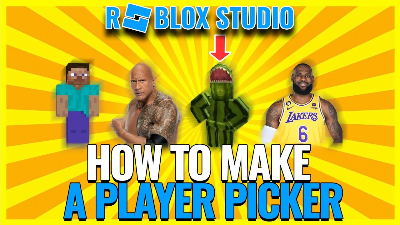 How to Make a Player Picker in Roblox Studio (Advanced) - YouTube