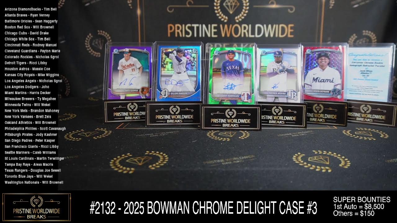 #2132 - 2025 BOWMAN CHROME DELIGHT CASE #3 - YouTube