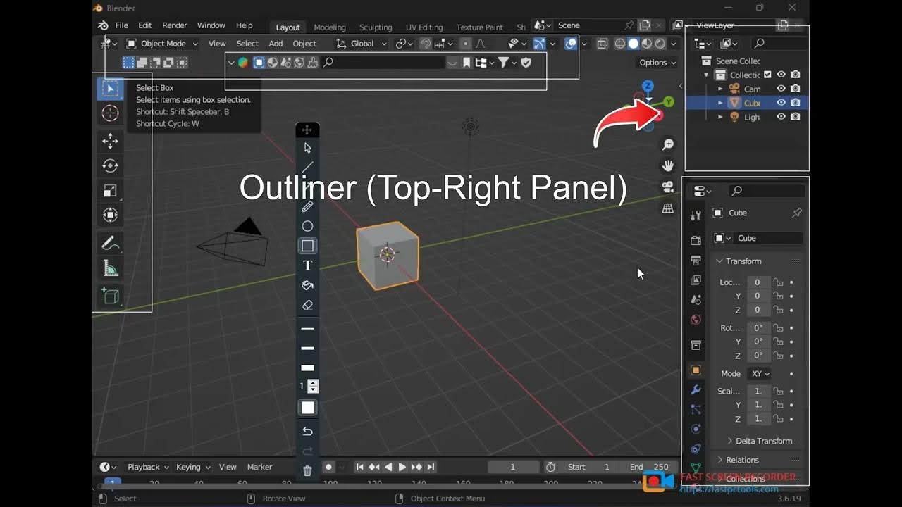 Blender Interface & Zoom Controls | Complete Beginner Guide - YouTube