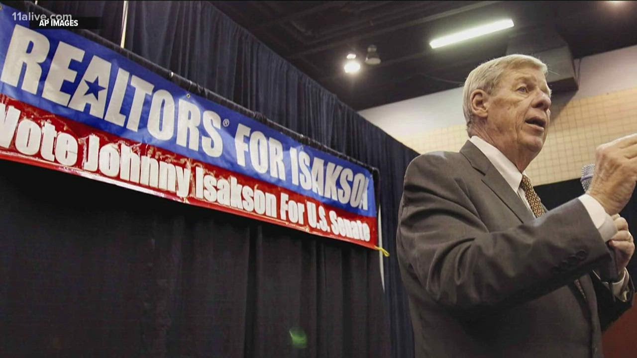 Johnny Isakson, longtime Georgia senator, dies at 76 - YouTube