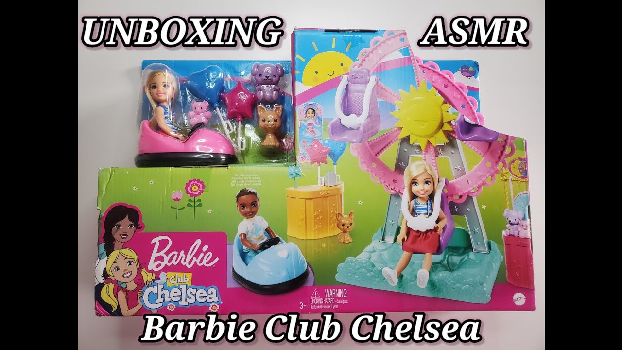 ASMR Unboxing Barbie Club Chelsea w/ Affirmations, Tapping, and ...