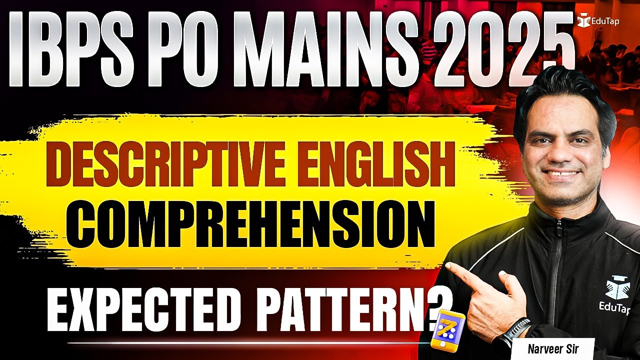 SBI PO Mains Pattern 2025 | SBI PO Descriptive English Paper & Reading ...