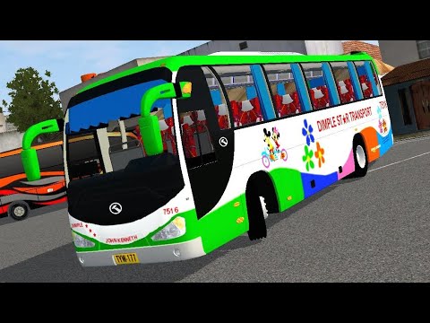 Bussid Mod Dimple Star Transport Kinglong XMQ6119T - YouTube