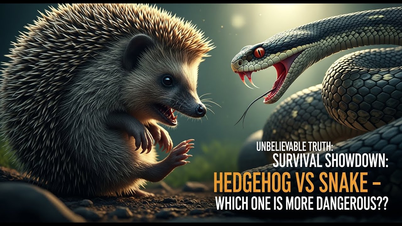 Unbelievable Truth Survival Showdown Hedgehog vs Snake – Which One Is ...