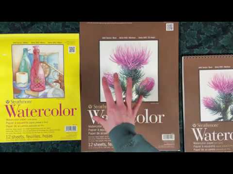 Strathmore Watercolor Paper Review (300 & 400 Series) - YouTube