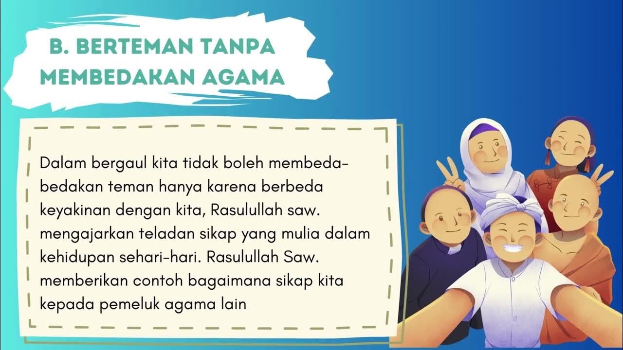 Materi PAI dan Budi Pekerti Kelas 5 BAB 8 : Senangnya Berteman - YouTube