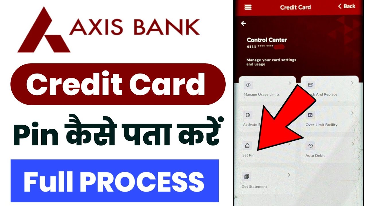 axis bank credit card pin change | axis bank credit card pin | Flipkart ...