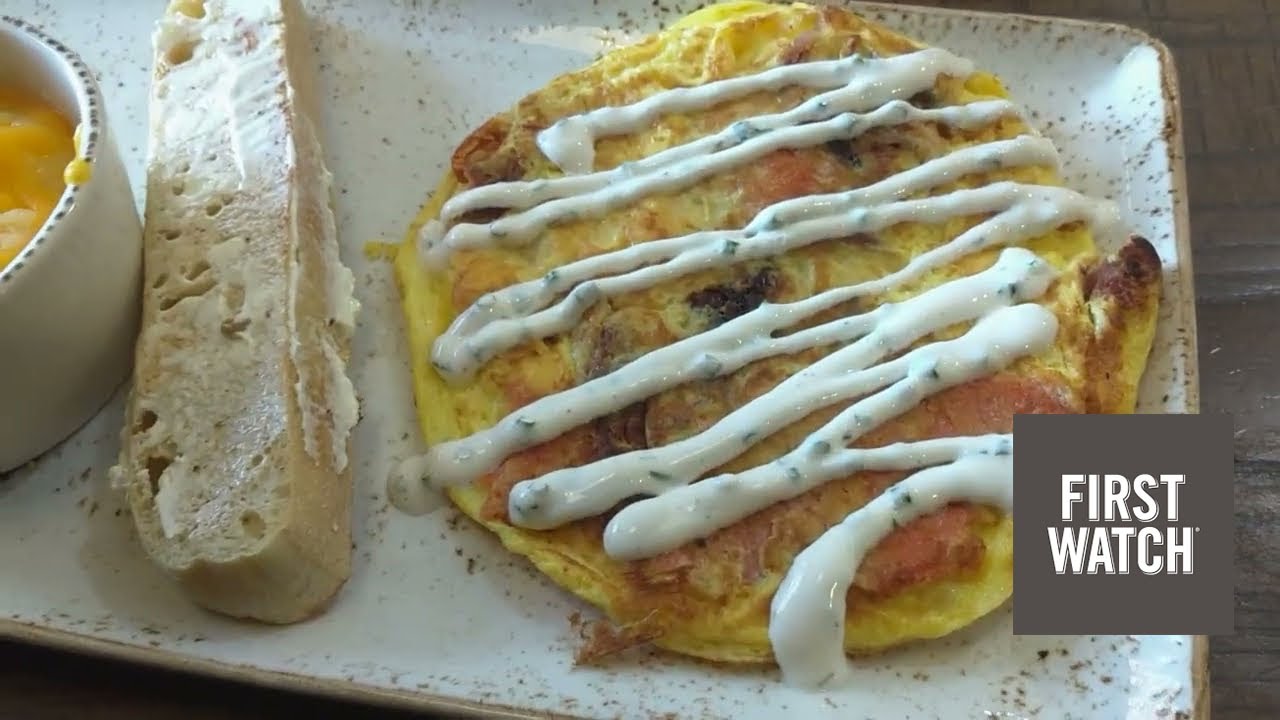 SMOKED SALMON and Roasted Vegetable Frittata [OMELETTE] FIRST WATCH at ...