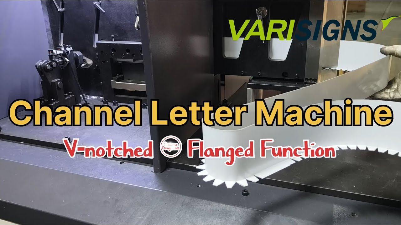 The Ultimate Channel Letter Machine for Trim Cap Letters | V Notch ...
