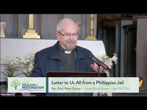 Rev. Prof. Peter Storey – Guest Preacher – Letter to Us All from a ...