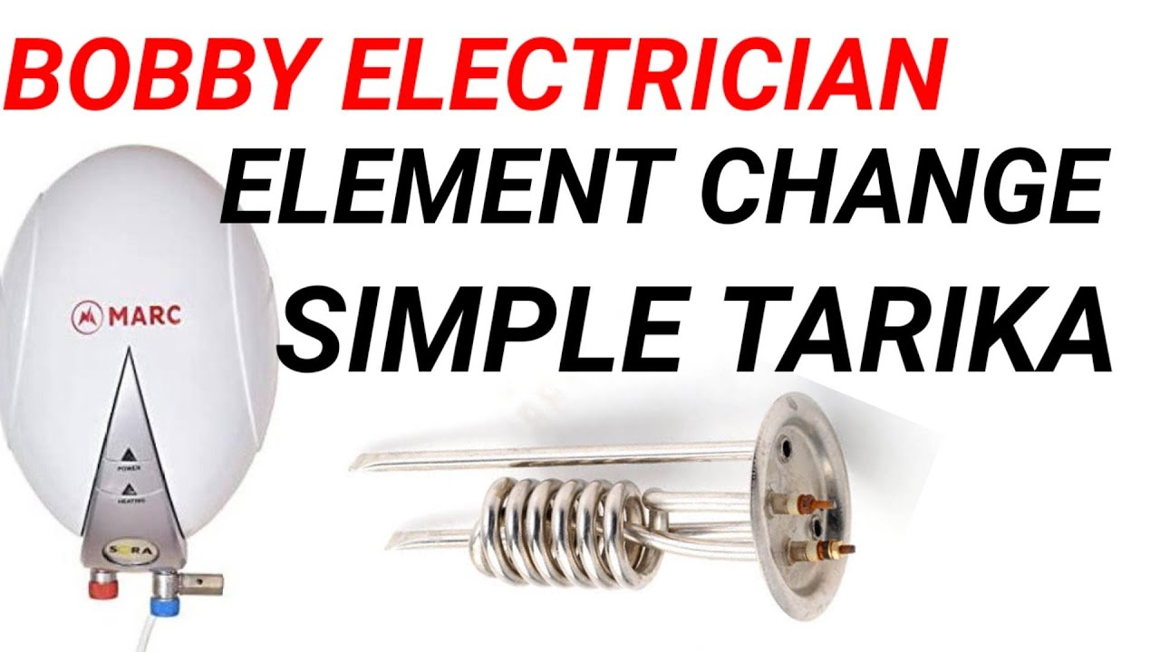 Geyser repair and element change how to repair geyser - YouTube